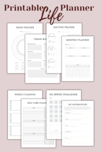 The Benefits Of A Life Planner - Changing My Mindset