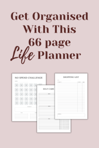 The Benefits Of A Life Planner - Changing My Mindset